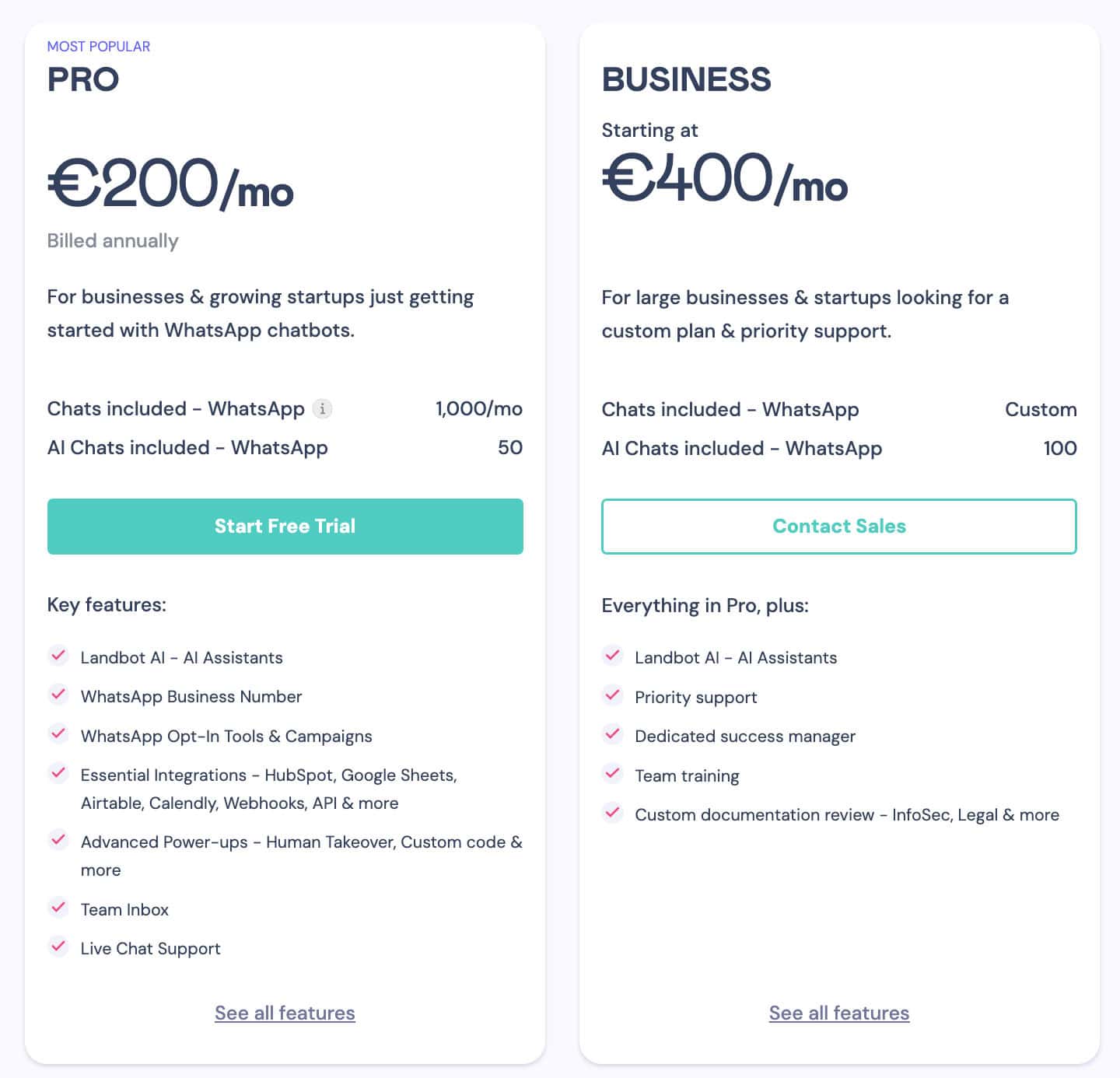 Landbot Review 2024: Features, Pros/Cons, Pricing
